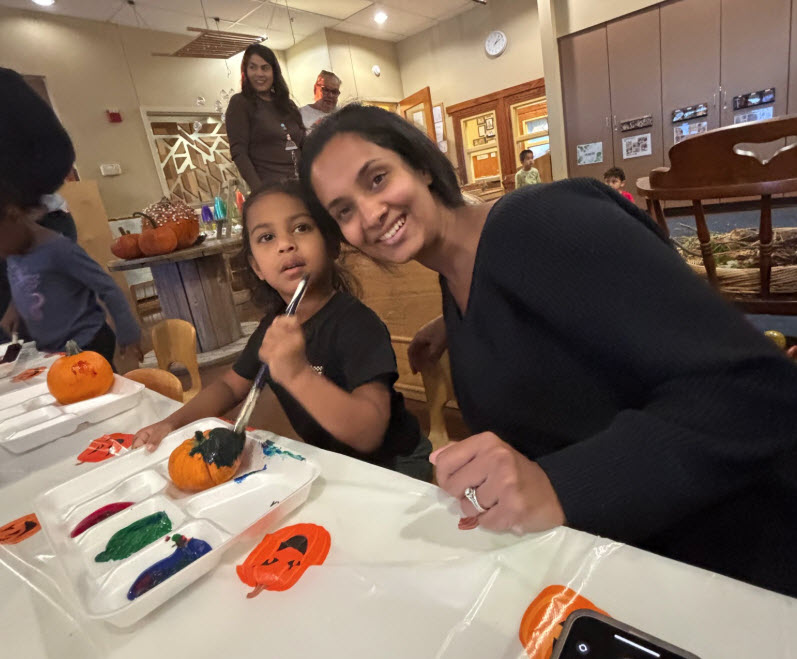 Families Paint Pumpkins At Early Childhood Center | Campus Life Details