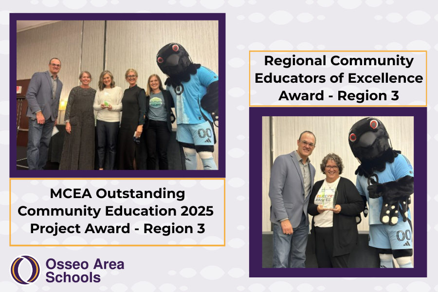 Osseo Area Schools’ Community Education recognized with two MCEA awards ...