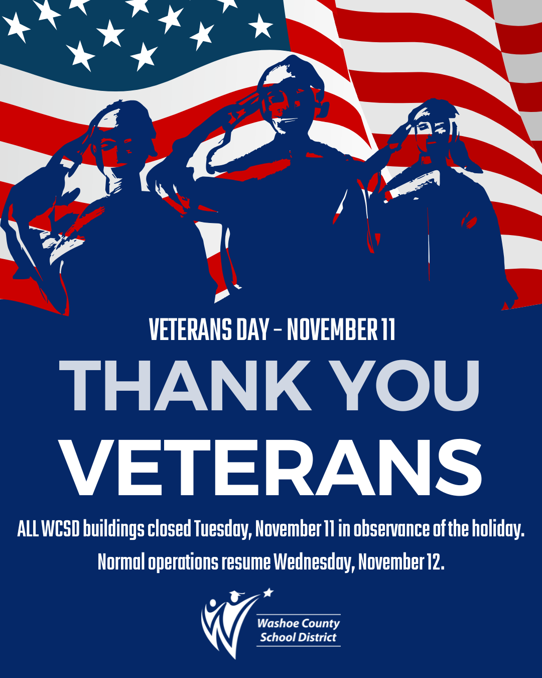 Happy Veterans Day from WCSD | Homepage Post Page