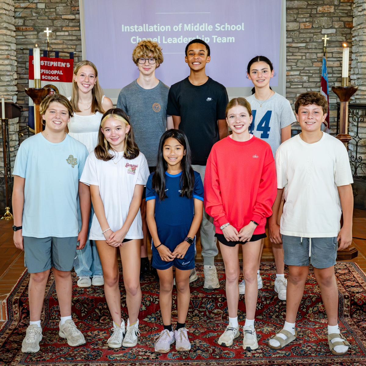 Middle School Students Take on New Chapel Leadership Roles | News Details