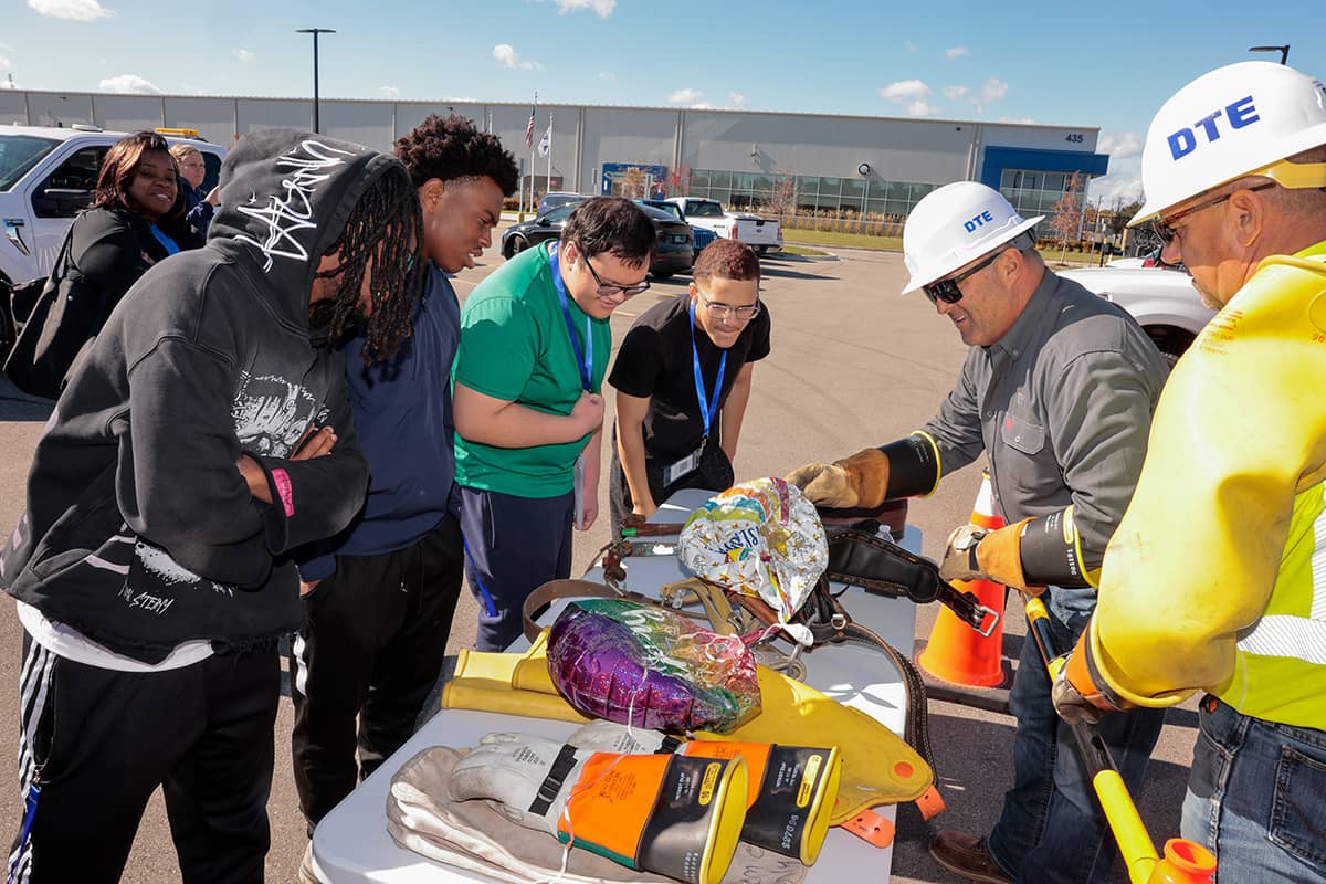 Energy and Construction Students Explore Power Careers at DTE Field ...