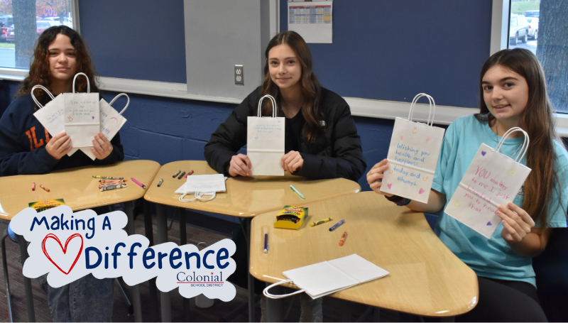 Making a Difference: AVID students assist The Giving Tree | CMS Posts Item