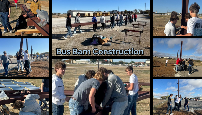 Ag Practicum Students Constructing Bus Barn | Post Details