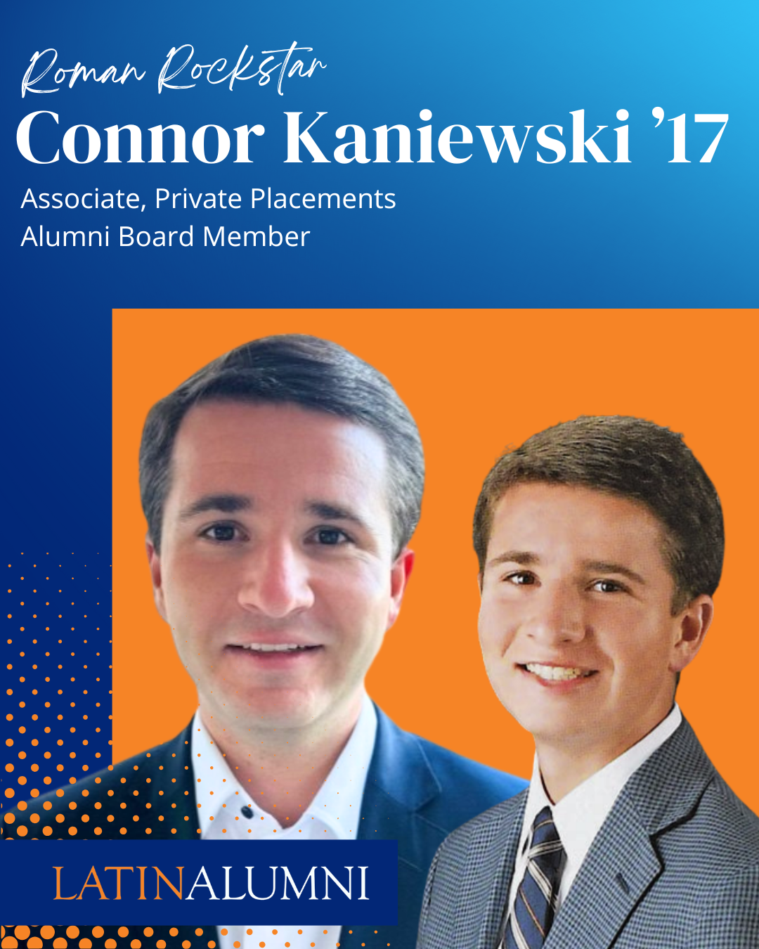 Roman Rockstar: Connor Kaniewski '17 | LU Article - Latin School of Chicago