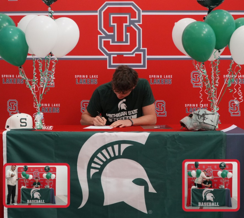 Spring Lake Celebrates Maddux Kipling’s Commitment to Michigan State ...