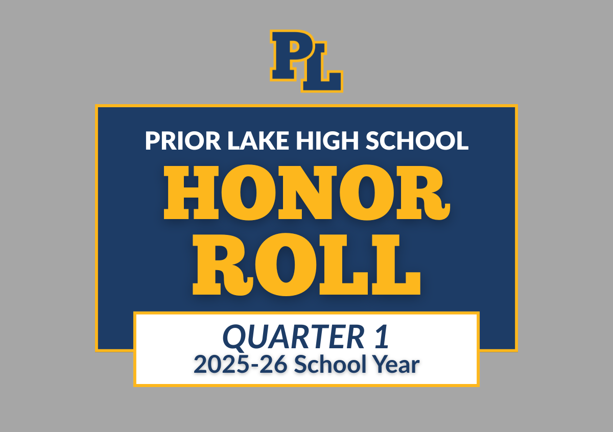 Prior Lake High School Celebrates Students on Quarter 1 Honor Roll ...