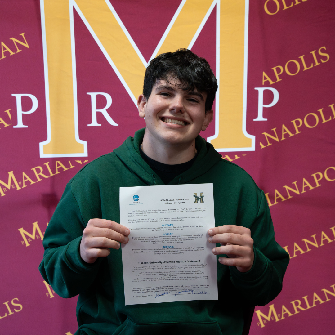 Dillon Guilbault ’26 Signs NLI with Husson University | Campus News Details