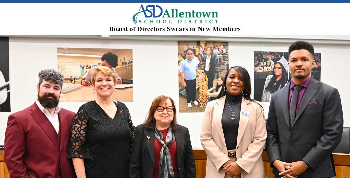 Allentown School District School Board of Directors Swears in New ...