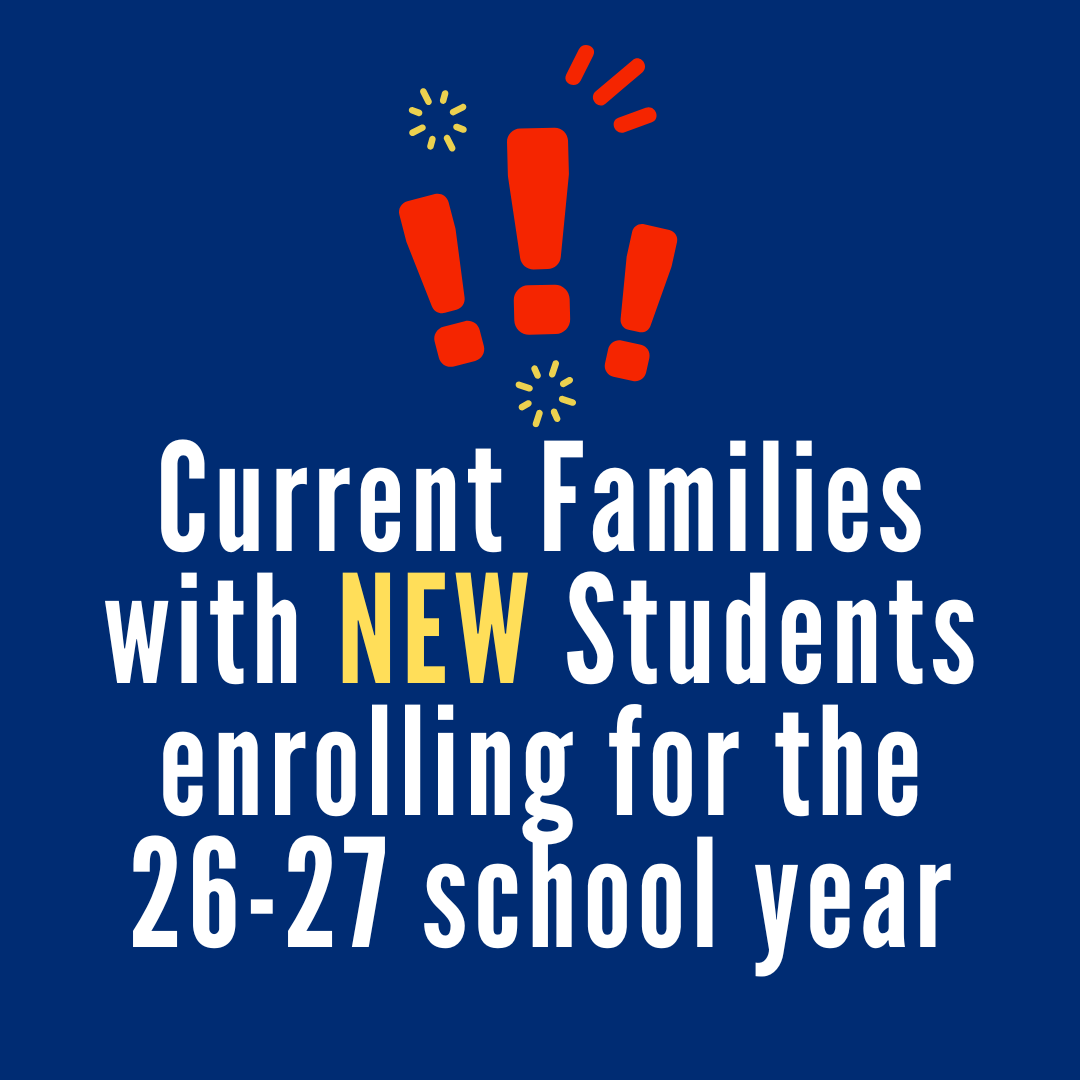 Current Families with Children Enrolling at MSS for the FIRST Time | News Details