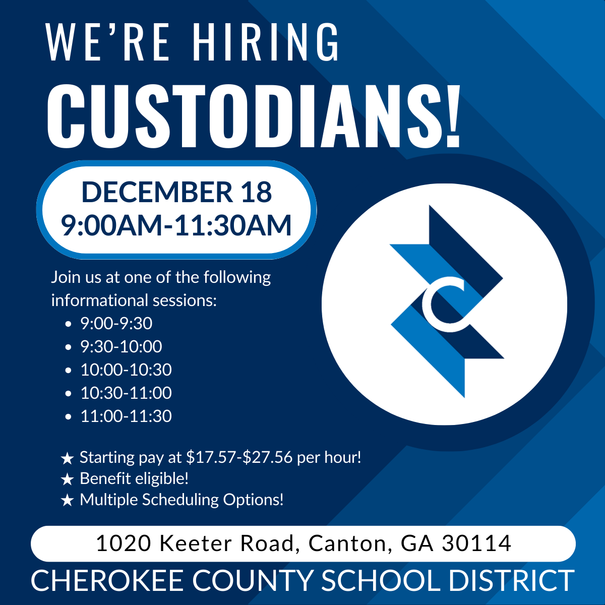 Join Our CCSD Team as a School Custodian! | Post Detail