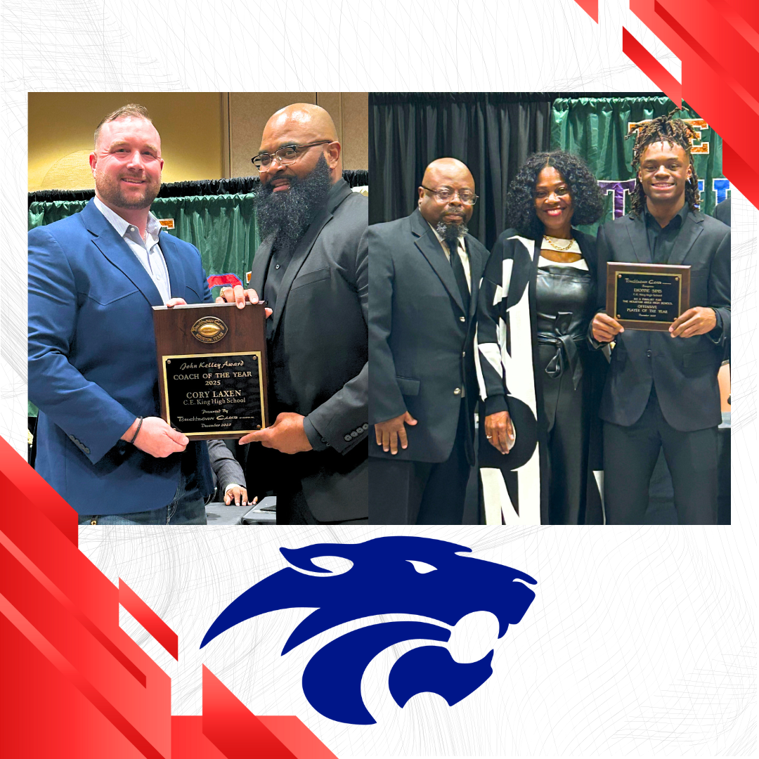 C.E. King High School Football Coach Laxen Named Coach of the Year by ...