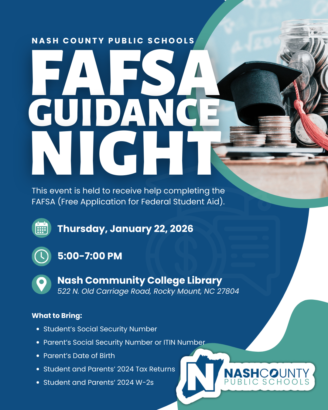 FAFSA Guidance Night: January 22 | News Details