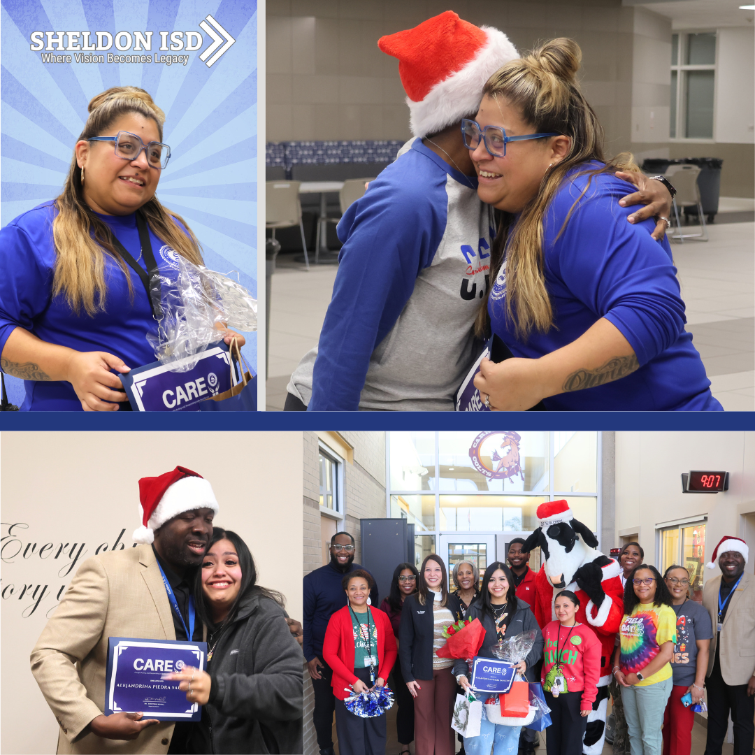 Sheldon ISD CARE Award- December 2025 | District News Details