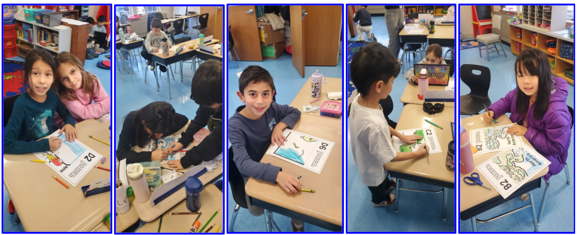 Third graders map the world | District News Details