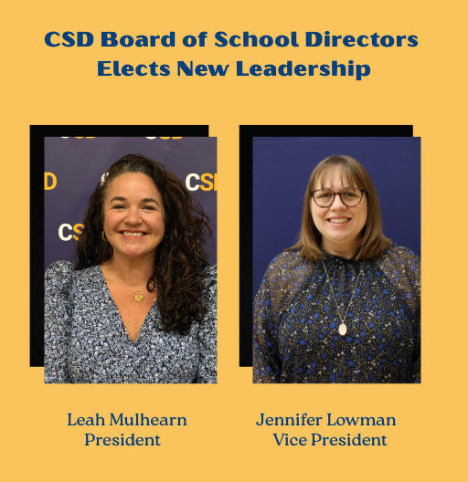 CSD Board of School Directors Elects New Leadership | News Details