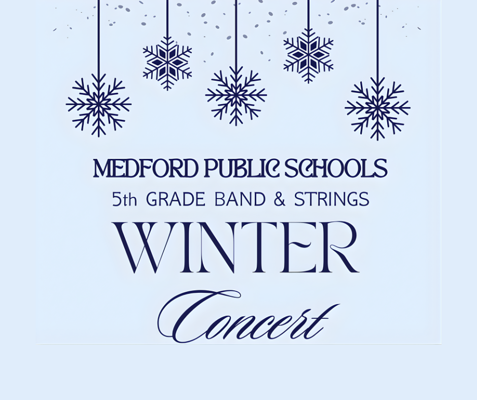 Medford Public Schools Winter Concerts January 21, 7 | MPS News Post