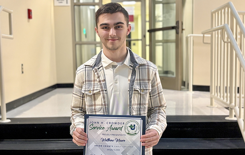 Matthew Moore receives the John H. Crowder Service Award | Posts ...