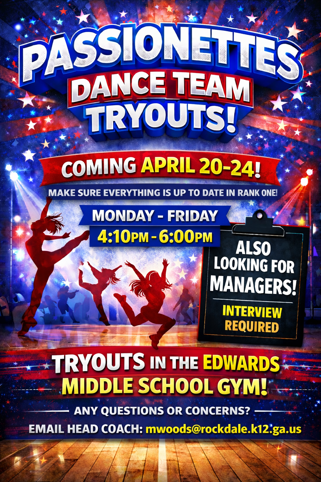 Rising 6th Graders Edwards Middle School Dance Try-Outs | Posts Details ...