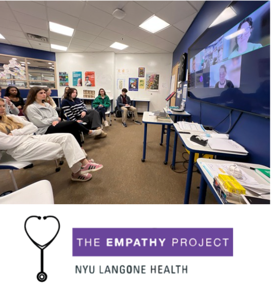 BioMed Focus Track and CEL Capstone Students Learn from NYU’s Empathy ...
