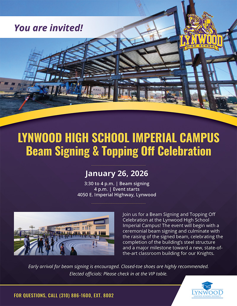 Join Us: Ceremonial Beam Signing & Topping Off Celebration at Lynwood ...