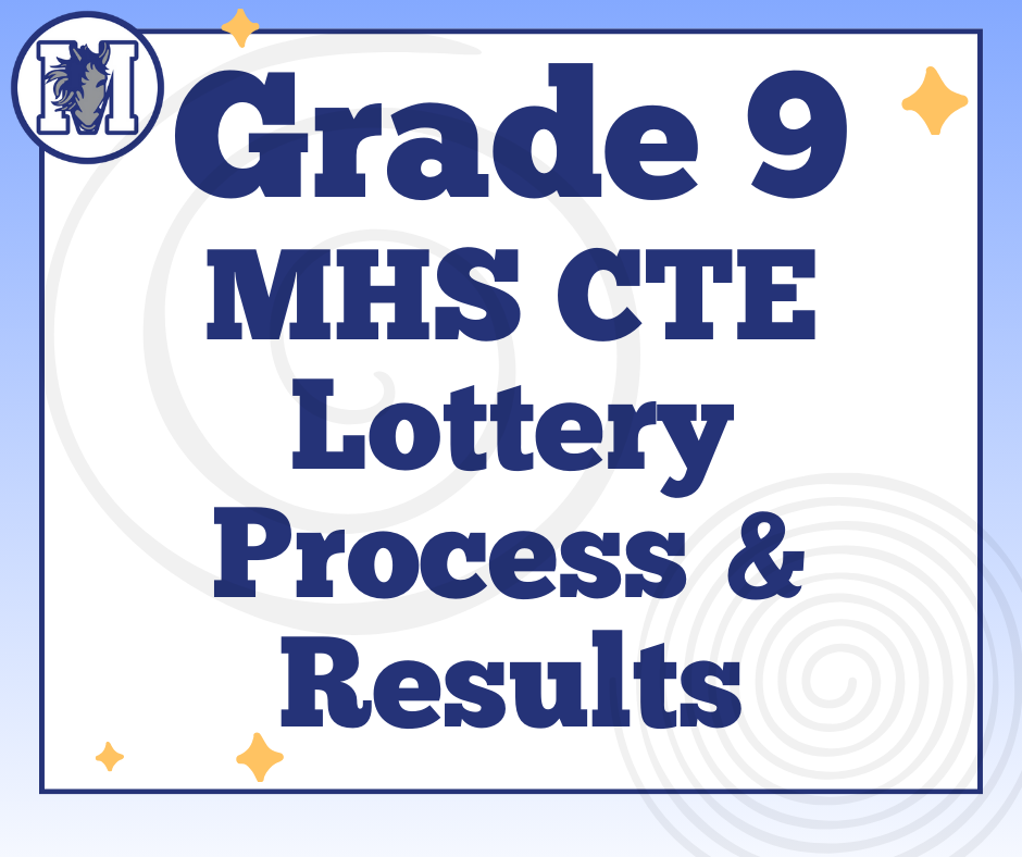 CTE Grade 9 Lottery Process & Results | MHS/MVTHS News Post