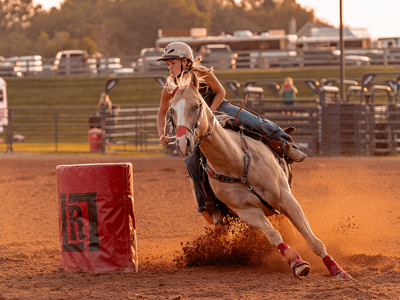The Barrel Racing Journey of Riley Kilmer '28 | News Post - Saint James ...