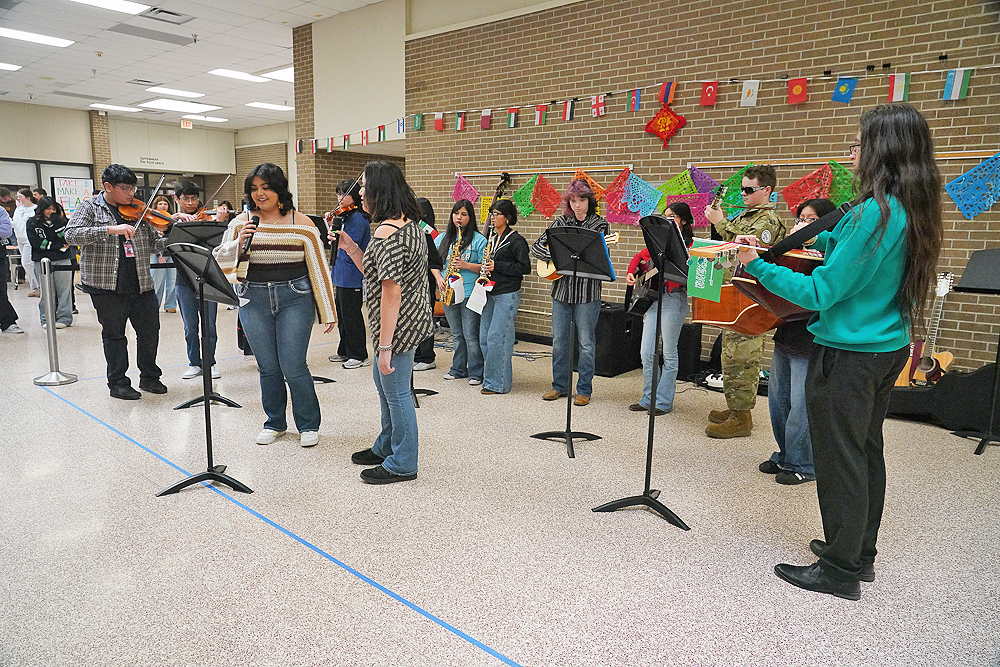 High School Students Enjoy Multicultural Music Show At Lunch; Video ...