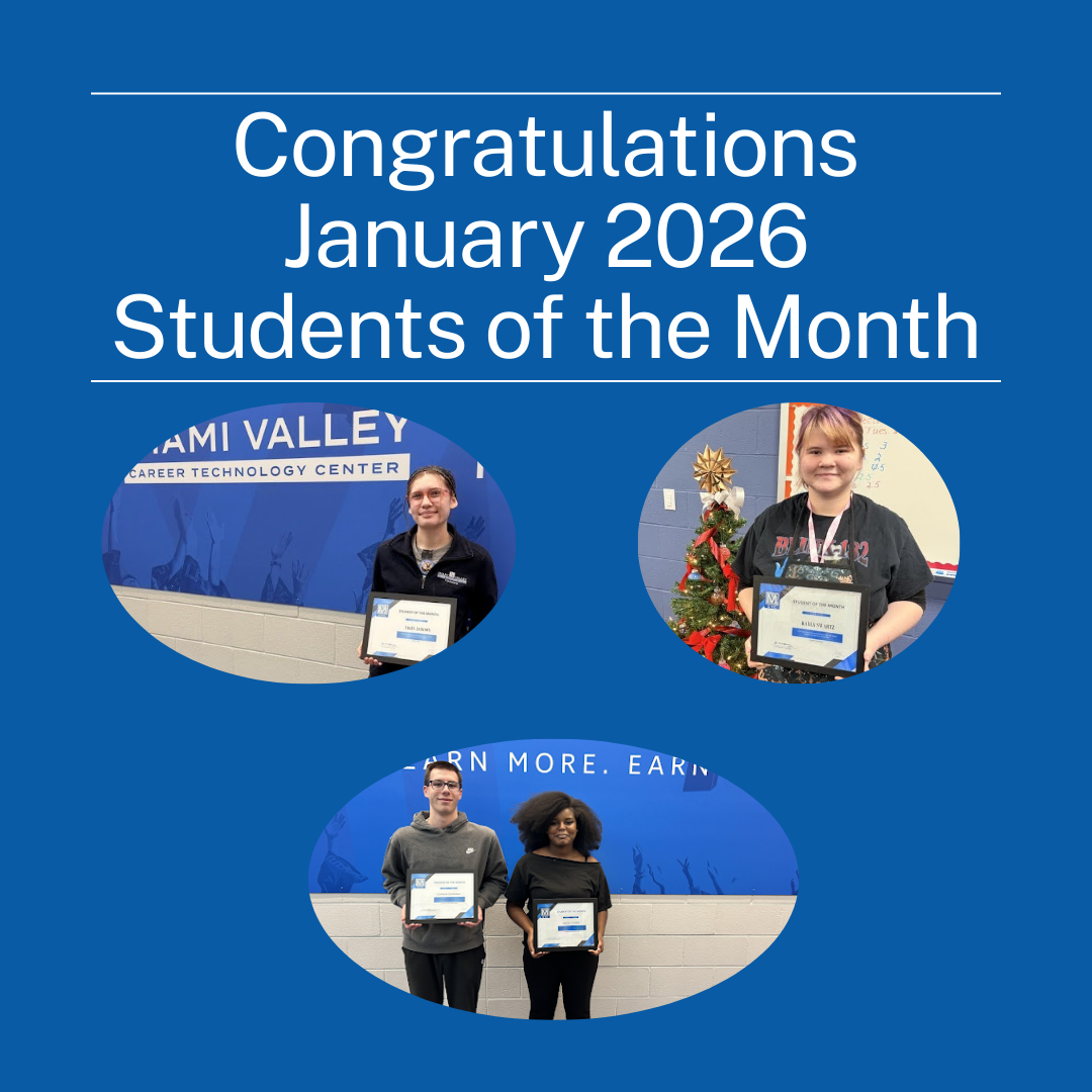 MVCTC Celebrates January Students of the Month | High School News Article