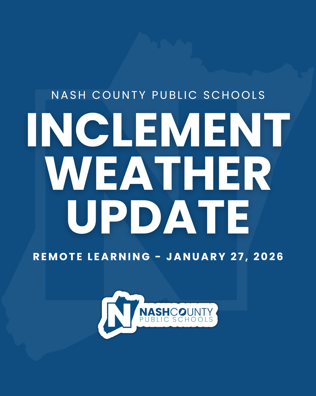 Inclement Weather Update: January 27, 2026 | News Details