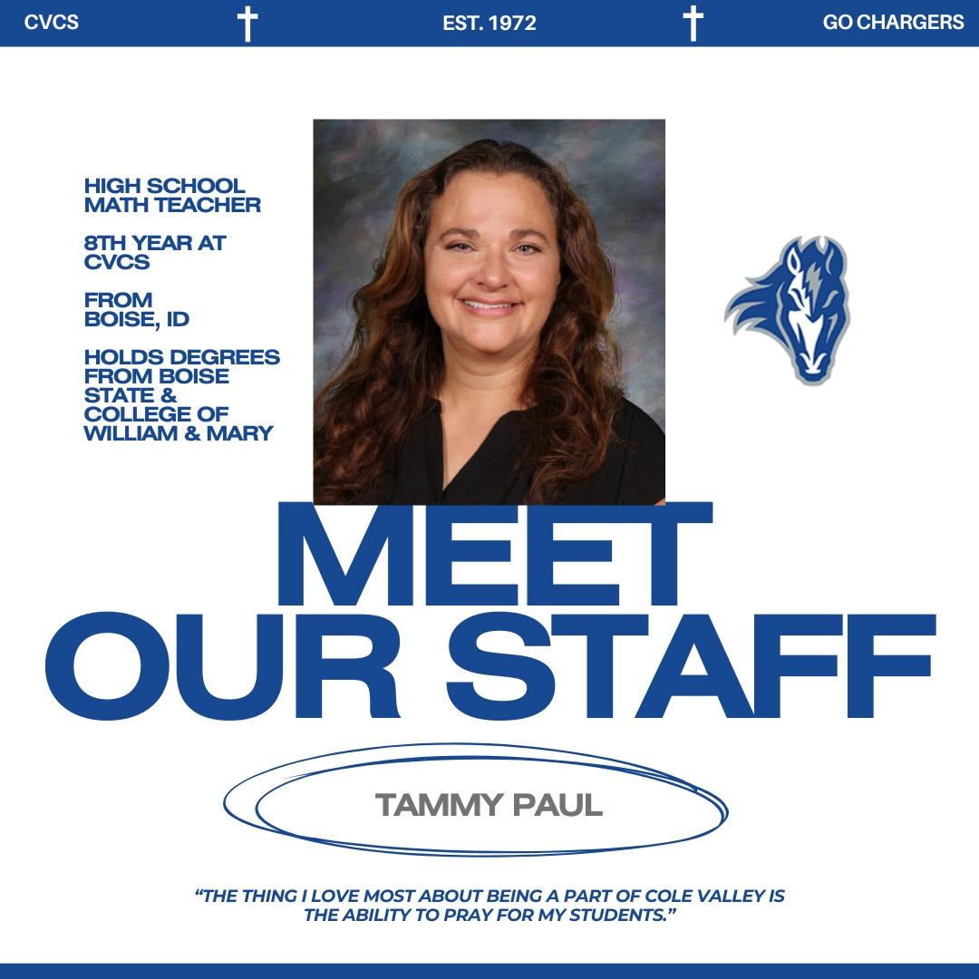Staff Spotlight: Tammy Paul - High School Math Teacher Serving with ...