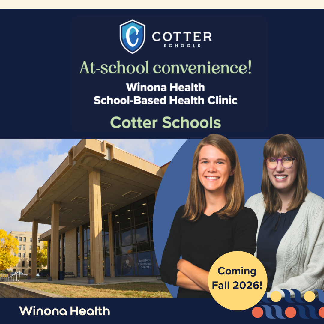 Winona Health School-Based Health Clinic Coming to Cotter Campus ...