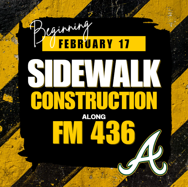 Construction Project Begins Along FM 436 February 17 | Posts Details ...