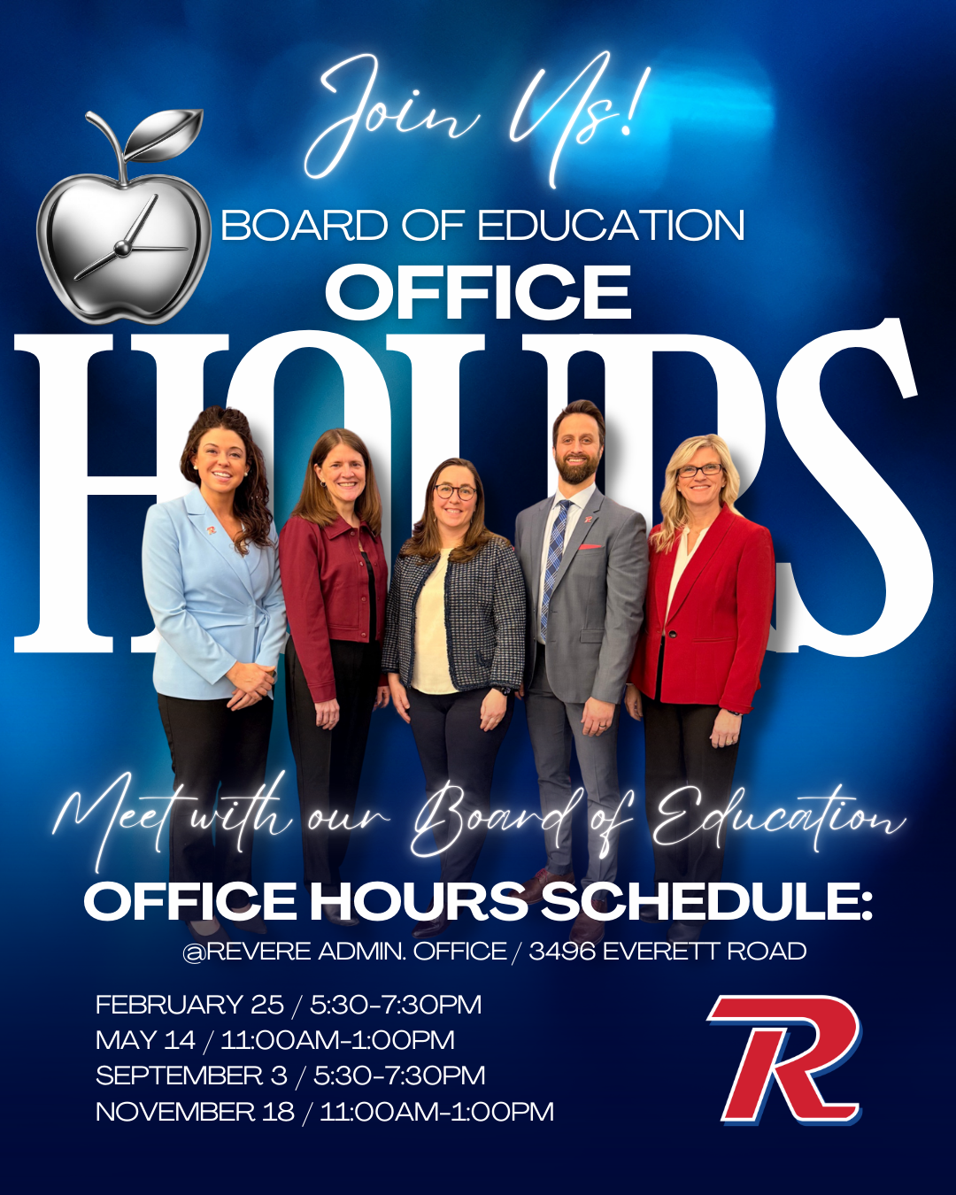 The Revere Board of Education is pleased to introduce Board Office ...