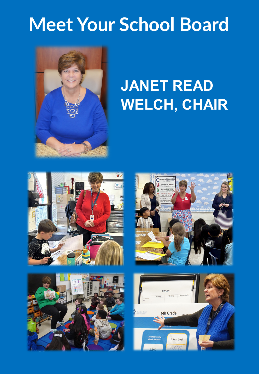 Celebrating School Board Appreciation Week: Chair Janet Read Welch ...