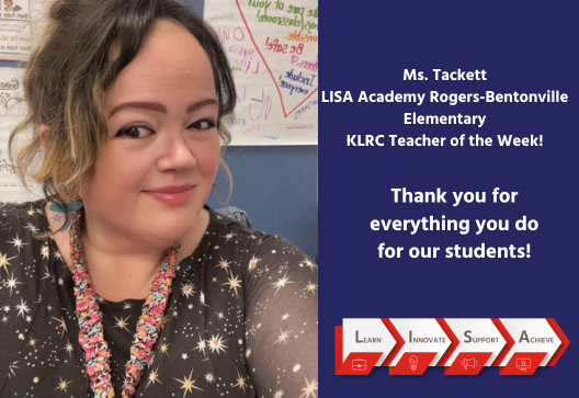 Ms. Tackett Named KLRC Teacher of the Week | Posts Details/Default ...