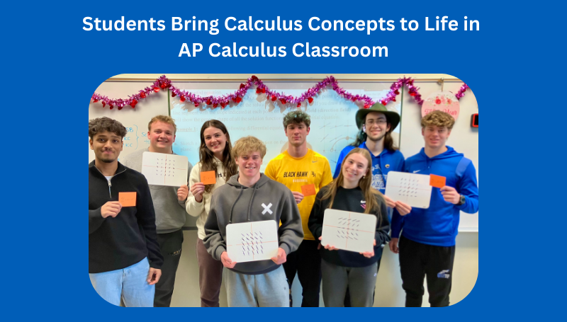 Students Bring Calculus Concepts to Life in AP Calculus Classroom ...