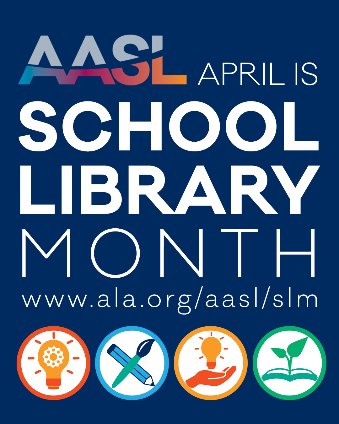 April is School Library Month, and Sunday, April 19, is the start of ...