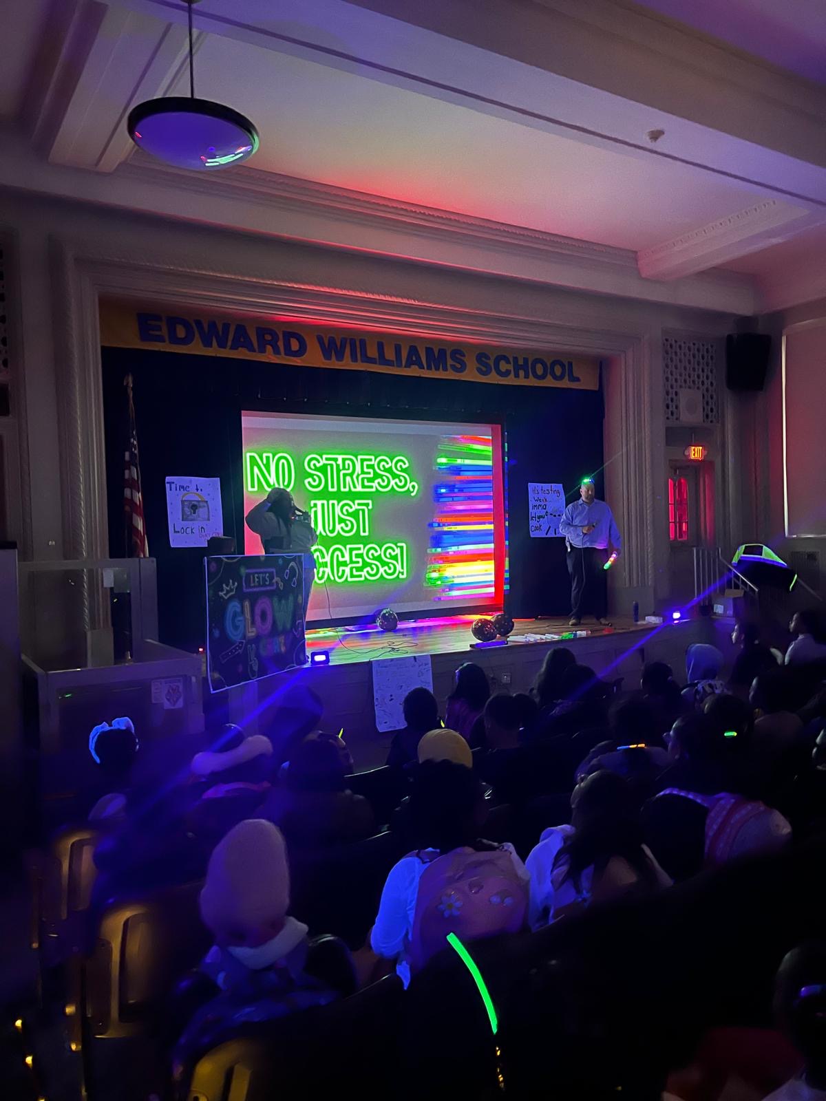 Glow Up for the Test: Edward Williams Hosts Masked Singer-Inspired Pep ...